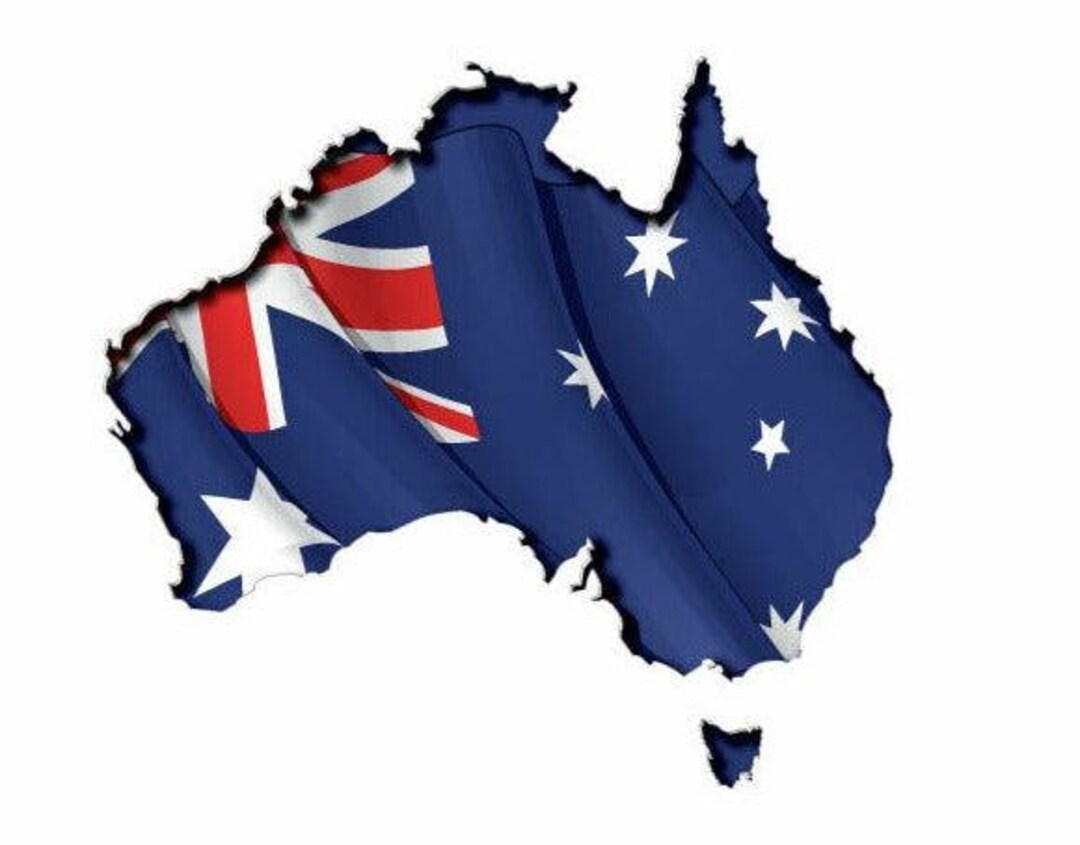 Australian Map Flag Car Sticker Decal Popular Sticker Car Window - Etsy
