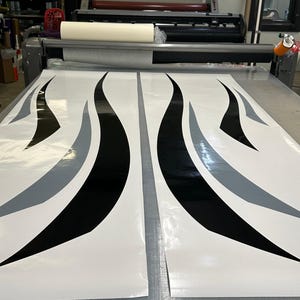 Motorhome Stripes Graphics Sticker Camper Van Rv Caravan Side Body ...