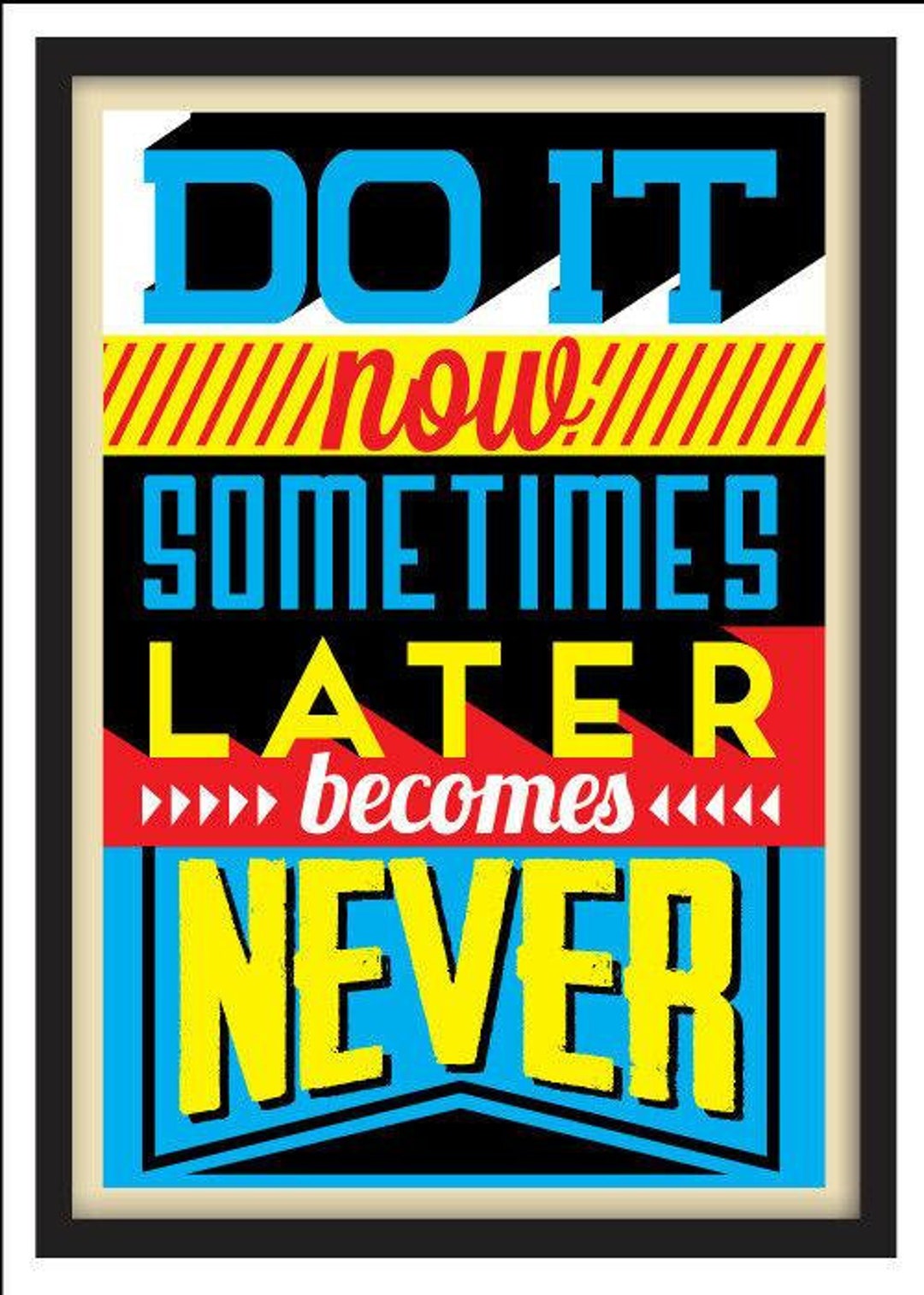Funny Motivational Bumper Sticker DO IT NOW 002 - Etsy