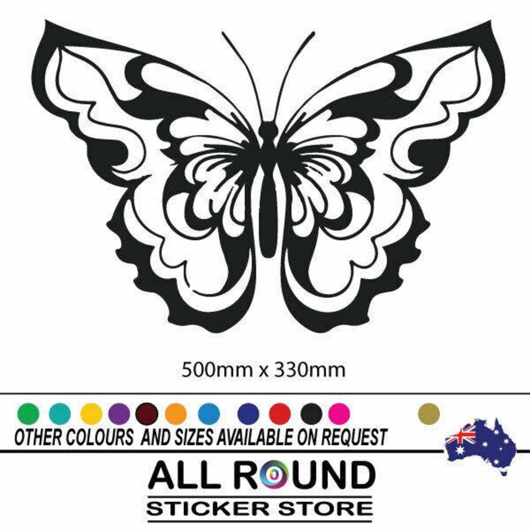 Large Butterfly Sticker Decal for Boat Car 4X4 Rv Campervan - Etsy
