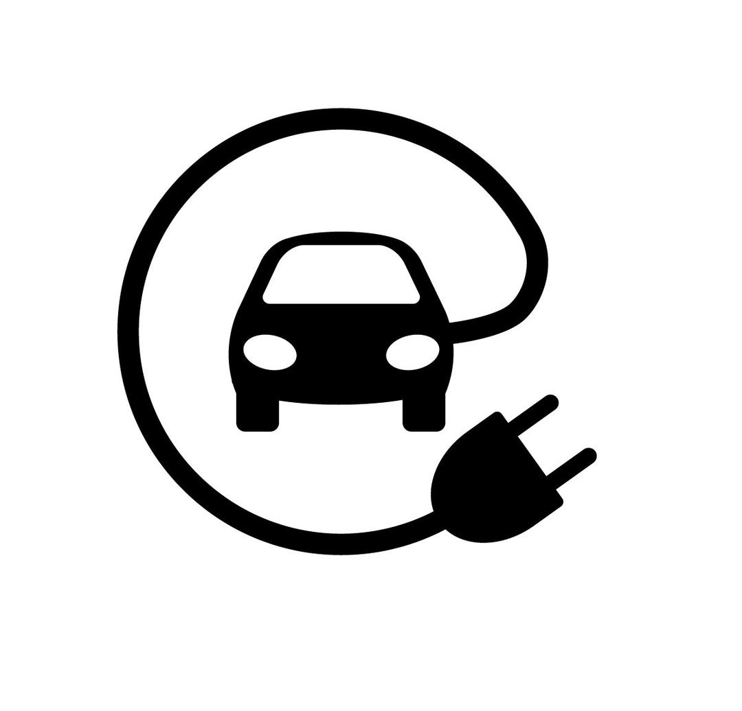 EV Electric Vehicle Fuel Cap Sticker Decal 100mm - Etsy