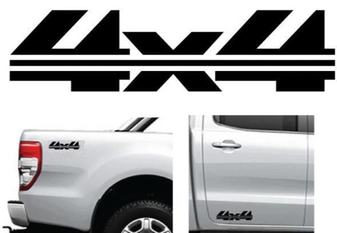 The 4X4 Car Sticker Set 4wd Decal 4X4 Ute Sticker - Etsy