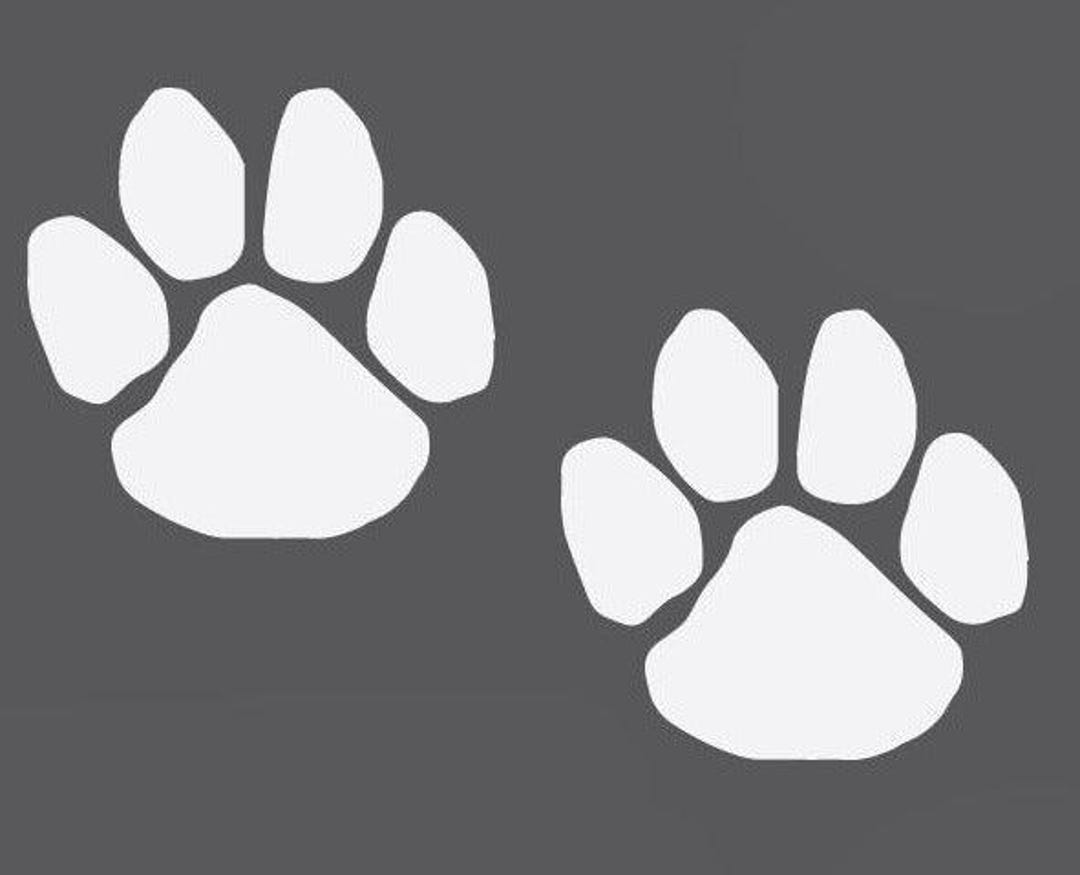 Dog Cat Paw Print Decal Set - High-quality Vinyl Stickers for Vehicles ...