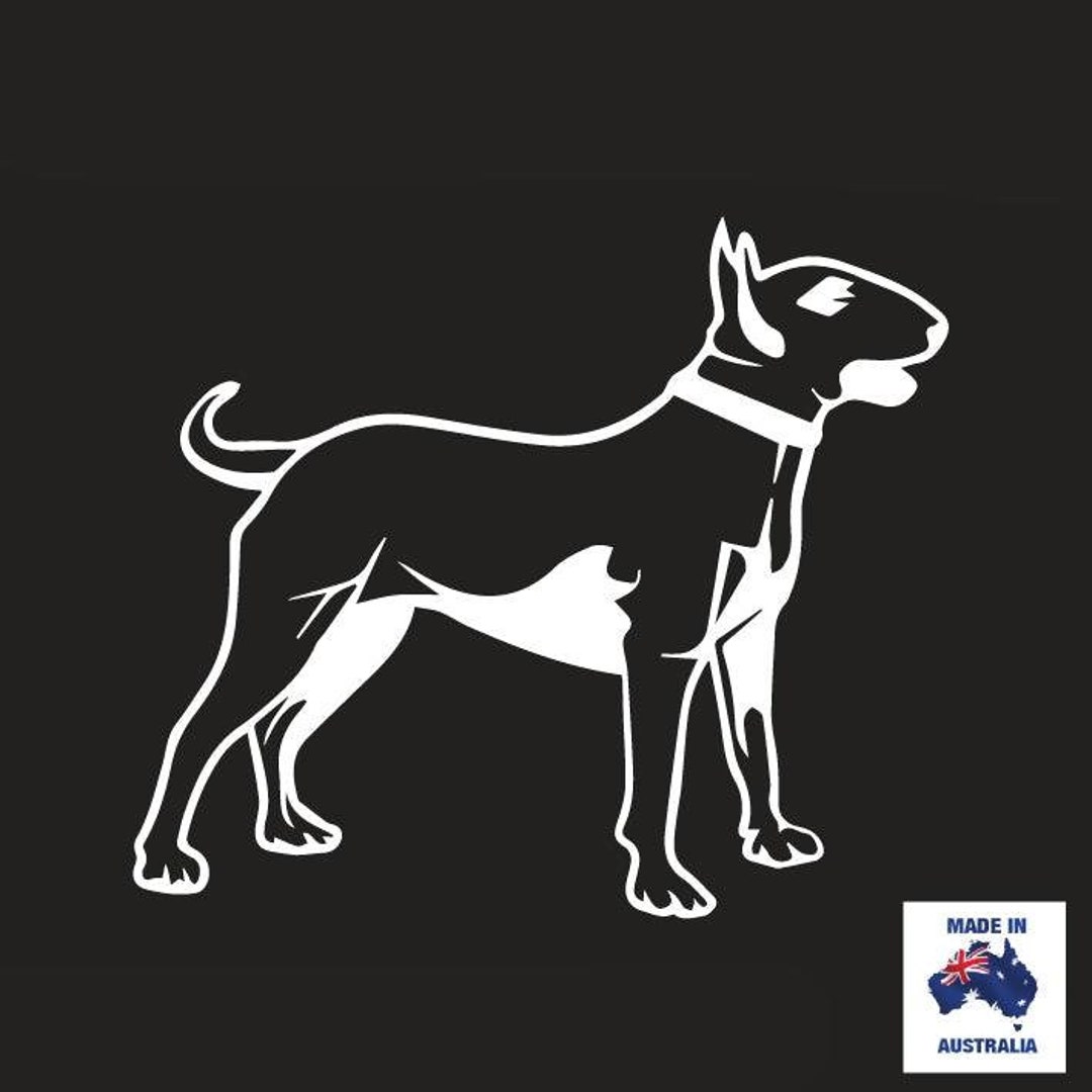 Bull Terrier Decal Sticker - Etsy