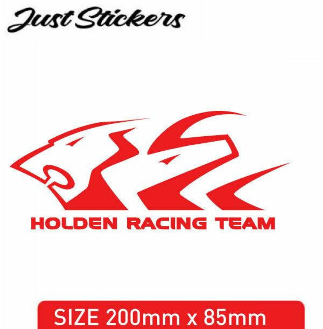 HOLDEN RACING TEAM Sticker Car Sticker , Bumper Sticker , Skate , Bike ...