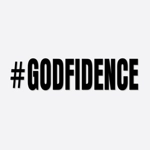 The #godfidence-car Sticker Decal Religious - Etsy