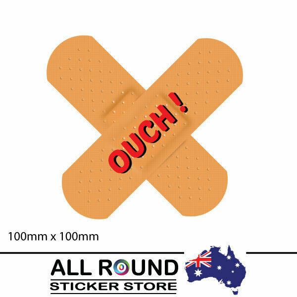 Band Aid Ouch Vehicle Sticker Funny Popular Novelty Car Decal - Etsy