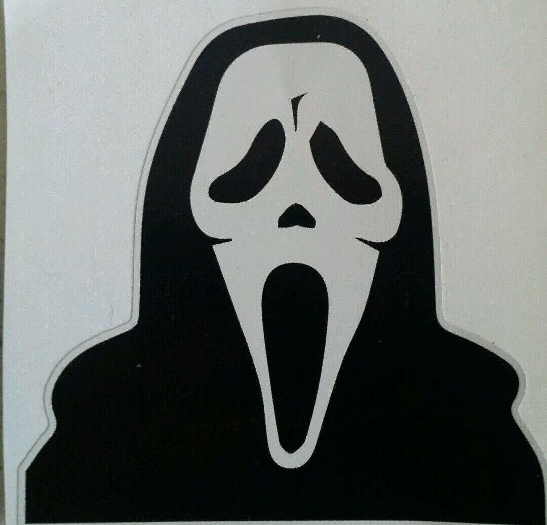 Scary Scream Sticker Car Sticker, Skateboard, Laptop - Etsy