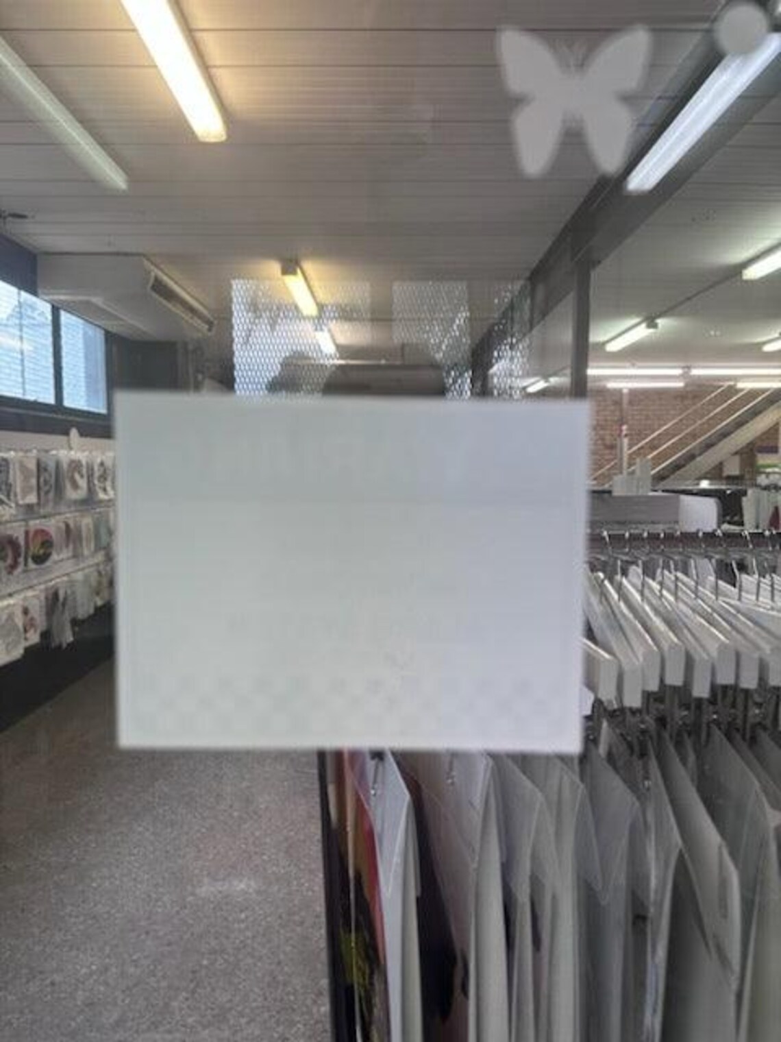 Reverse Printed Stick Inside 2 X Alarm System Monitored Warning ...