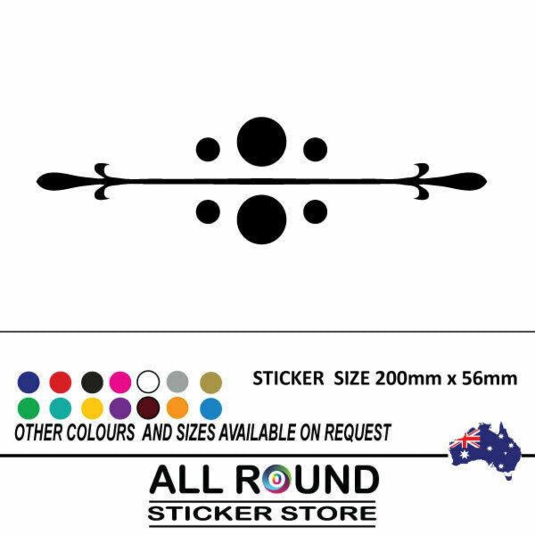 Pinstripe Scroll Sticker Decals for Vehicles, Trucks, Trailers, Horse ...