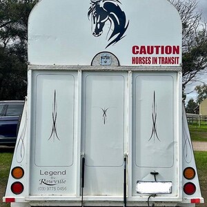 Horse Float Sticker Horse Head Decal 570mm High - Etsy