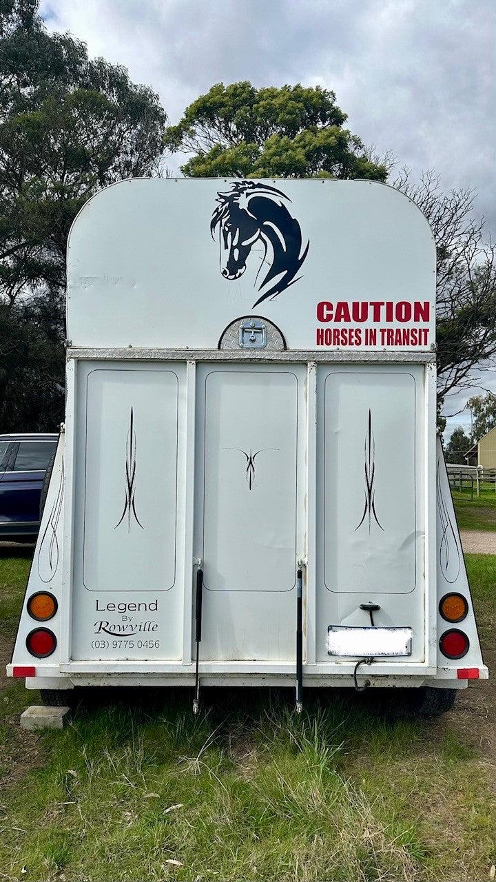 Horse Float Sticker Horse Head Decal 570mm High - Etsy