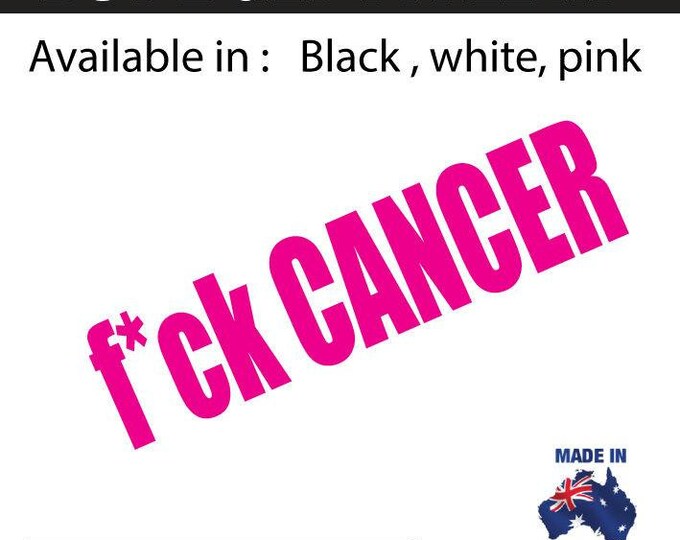 Fk Cancer V4 Sticker Decal - Etsy