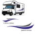 Motorhome Stripes Graphics Sticker Camper Van Rv Caravan Side Body ...