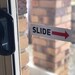 Slide Sticker for Glass Sliding Door Warning Sticker Decal Business ...