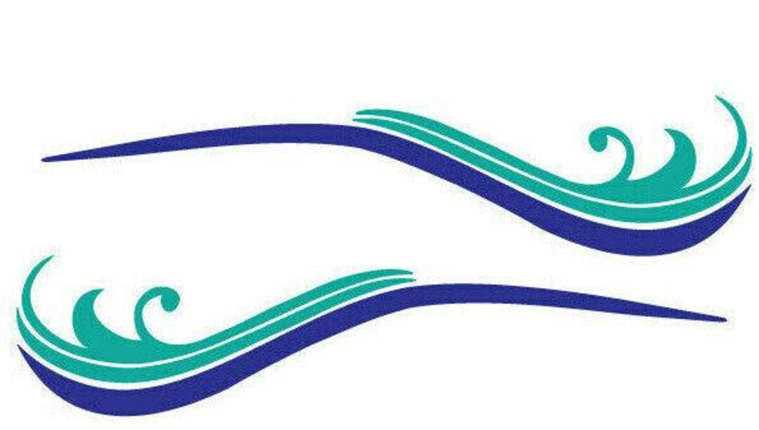 2.4m Wave Design Stripe for Motorhome, Boat , Vehicle - Etsy