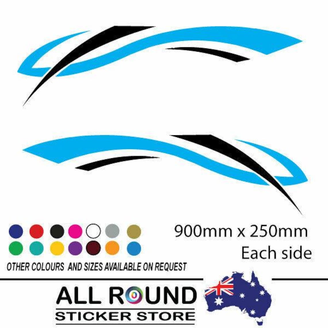 Stripes 01 Vehicle Boat Rv Campervan Caravan Motorhome 900mm Wide - Etsy