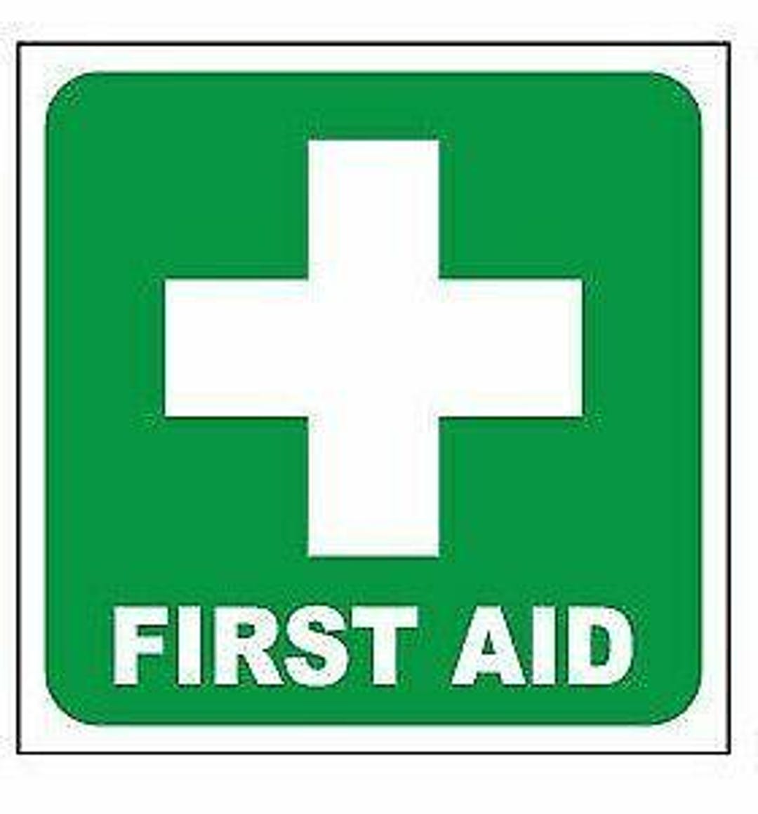 First Aid Decal Sticker 100mm X 100mm - Etsy