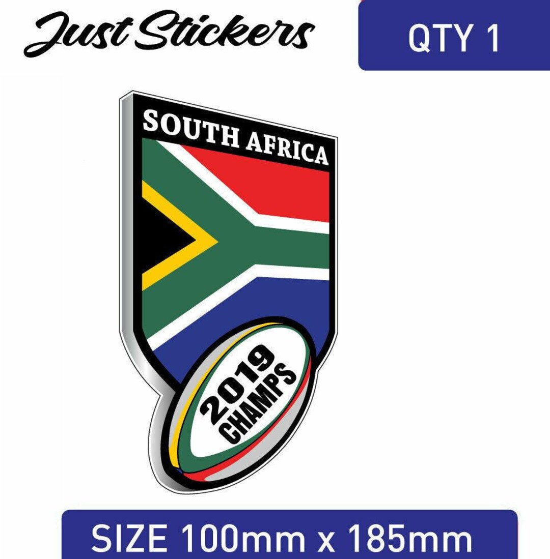 South African Rugby 2019 Champion Car Sticker World Cup - Etsy