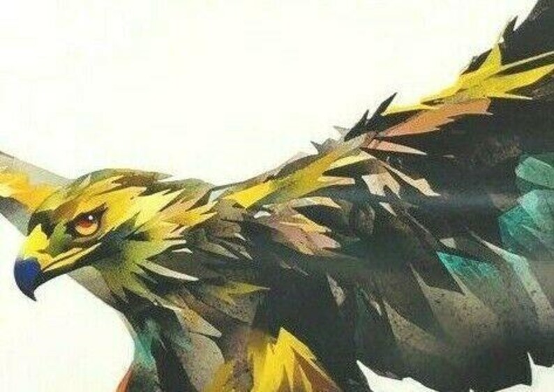 300mm Colourful Flying Eagle Sticker Decal RV Motorhome, 4X4, Vehicle ...