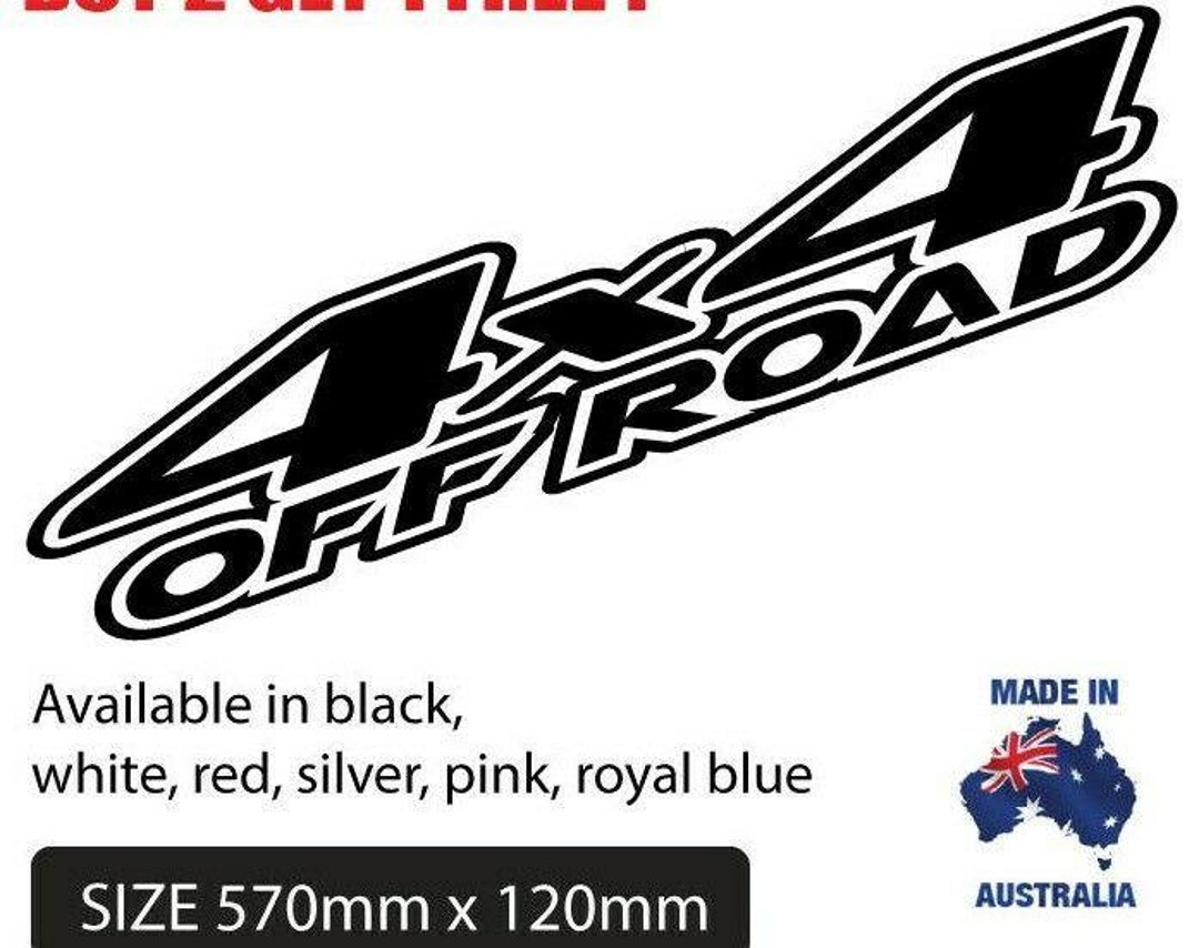 4x4 OFF ROAD 4WD Decal Ute Car Sticker Popular - Etsy Australia