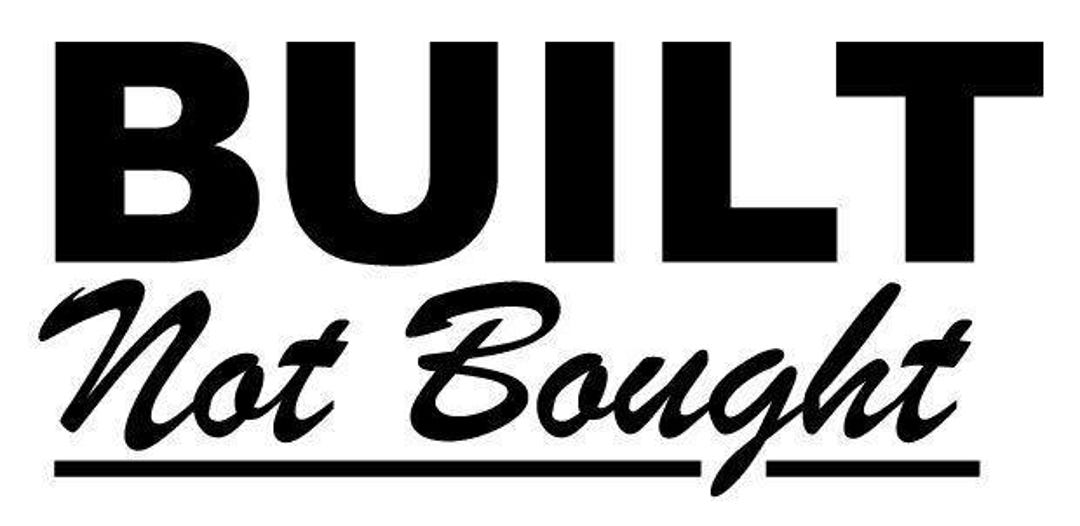 Built Not Bought Sticker Jdm 4X4 Jdm Decal Sticker - Etsy