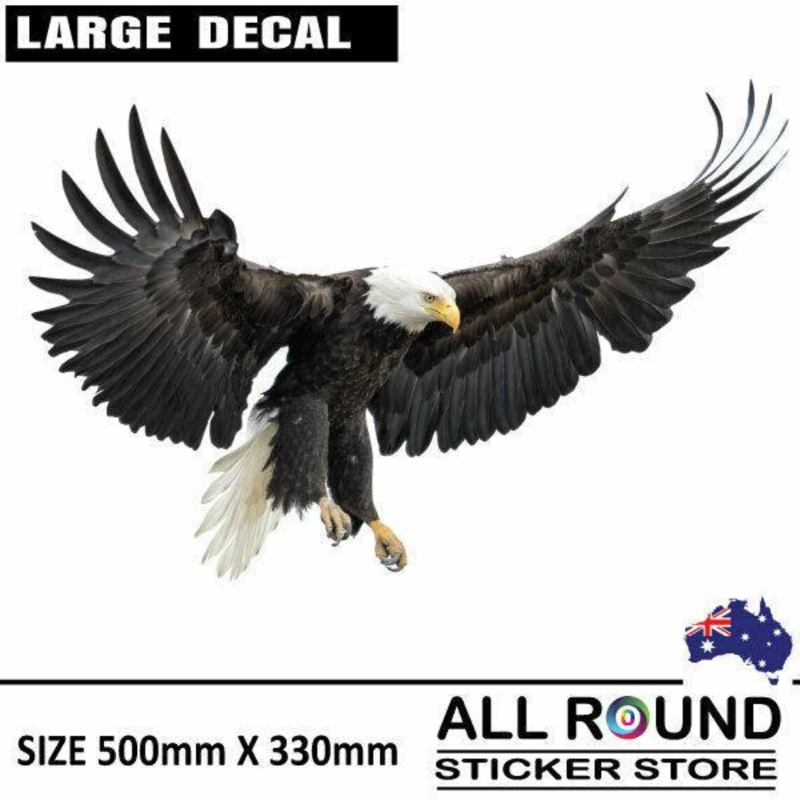 Large 500mm Flying Eagle Sticker Decal Rv Motorhome, 4X4, Vehicle, - Etsy