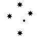 Aus Southern Cross Stars Car Sticker Large 240mm X 320mm - Etsy