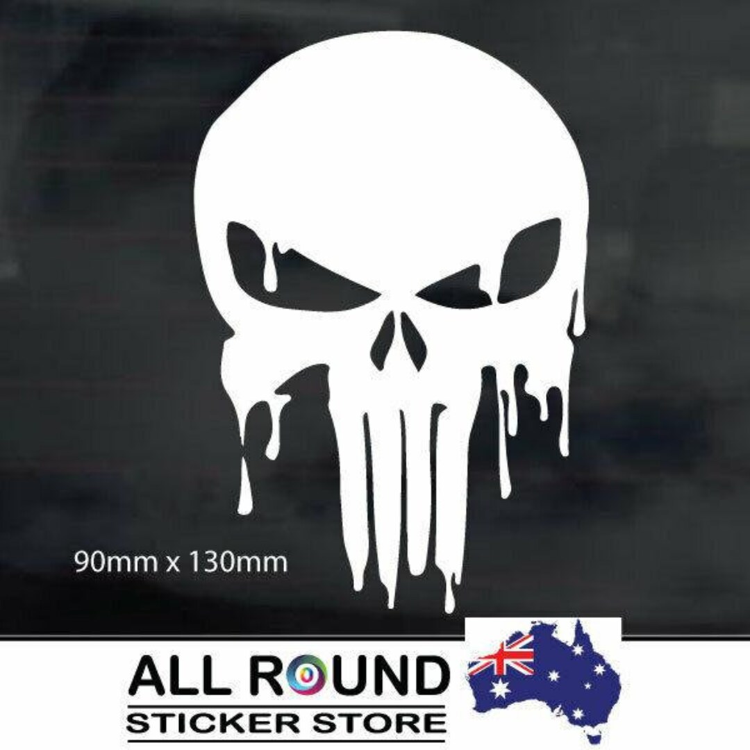 Bleeding-sticker-decal-car White Window Sticker - Etsy