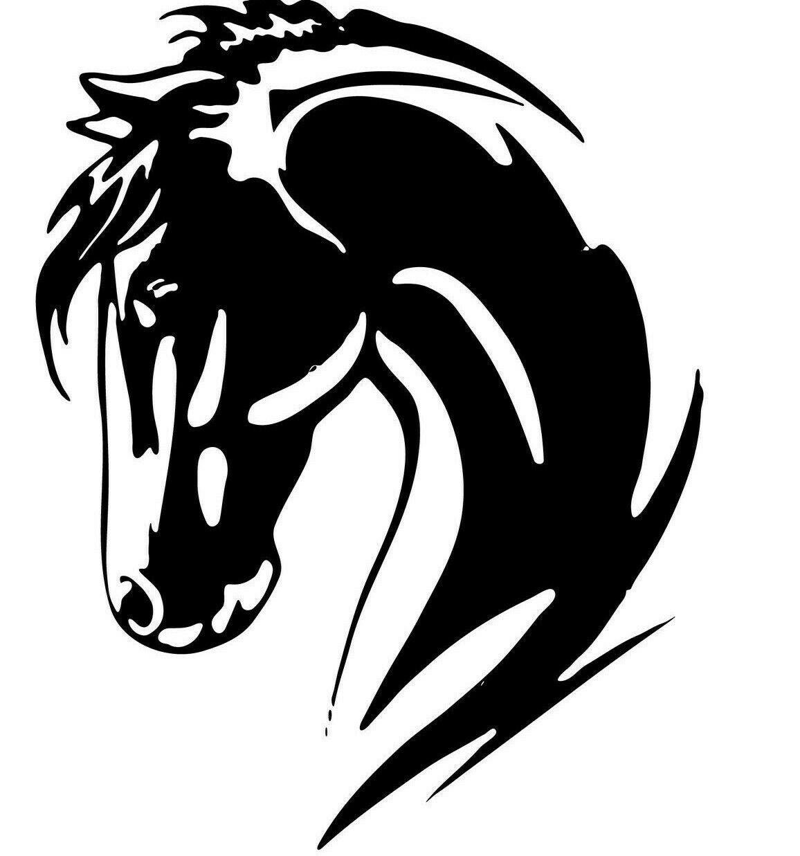 Horse Float Sticker Horse Head Decal 200mm High - Etsy