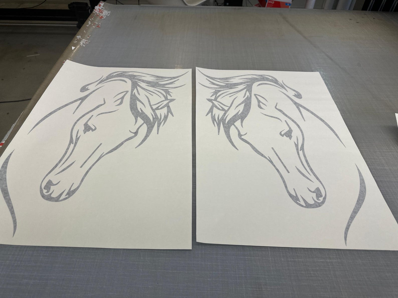 Qty 2 Large Horse Decal Ute 4wd Horse Float Stickers H001 - Etsy