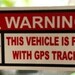 The 4 X Small Gps Tracking Warning Sticker Tracking - Etsy