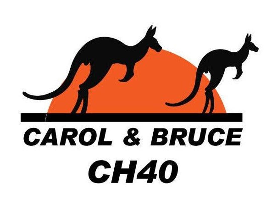 Custom Name and Uhf Channel Sticker With Kangaroo Decal Rv Motorhome ...