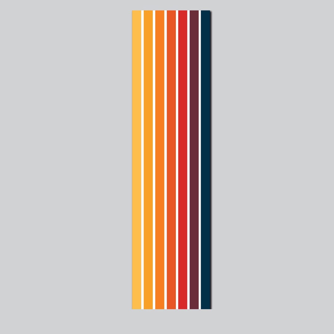 Retro Stripe Car Pinstripe: Orange Shades Vehicle Decal - Etsy