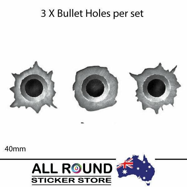 Bullet Hole Decal - Etsy UK