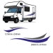 Motorhome Stripes Graphics Sticker Camper Van RV Caravan Side Body ...