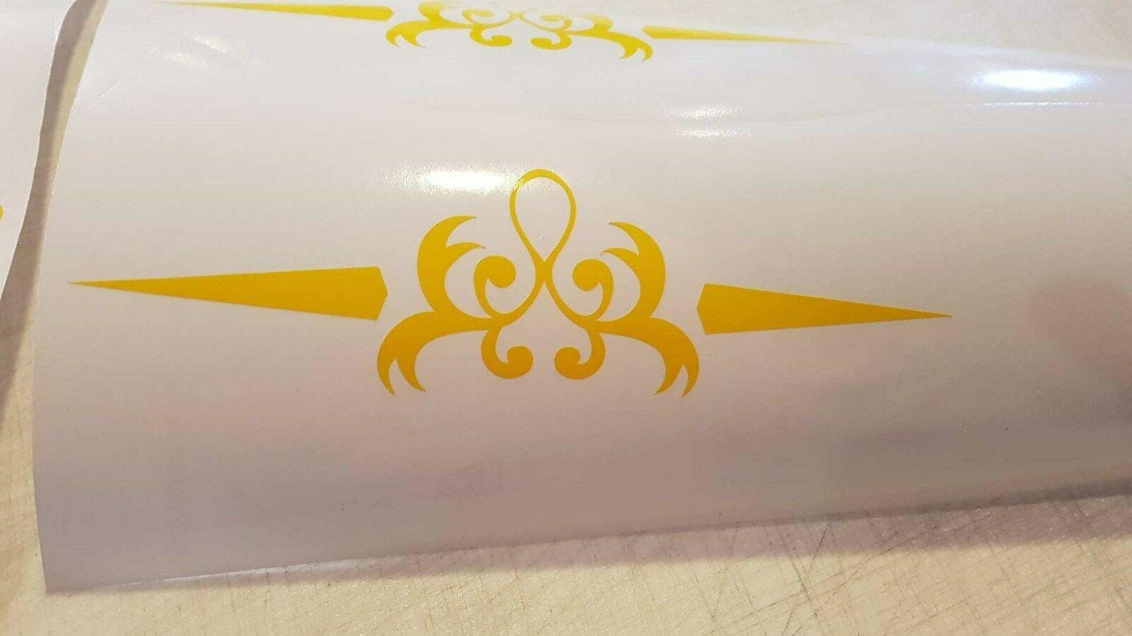 Pinstripe Scroll Sticker Decals for Trucks, Horse Floats , Windows and ...