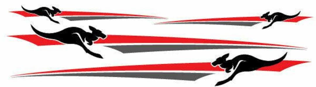 2m Vehicle Pinstripe Stripes Kangaroo Vehicle Boat RV Campervan Caravan ...