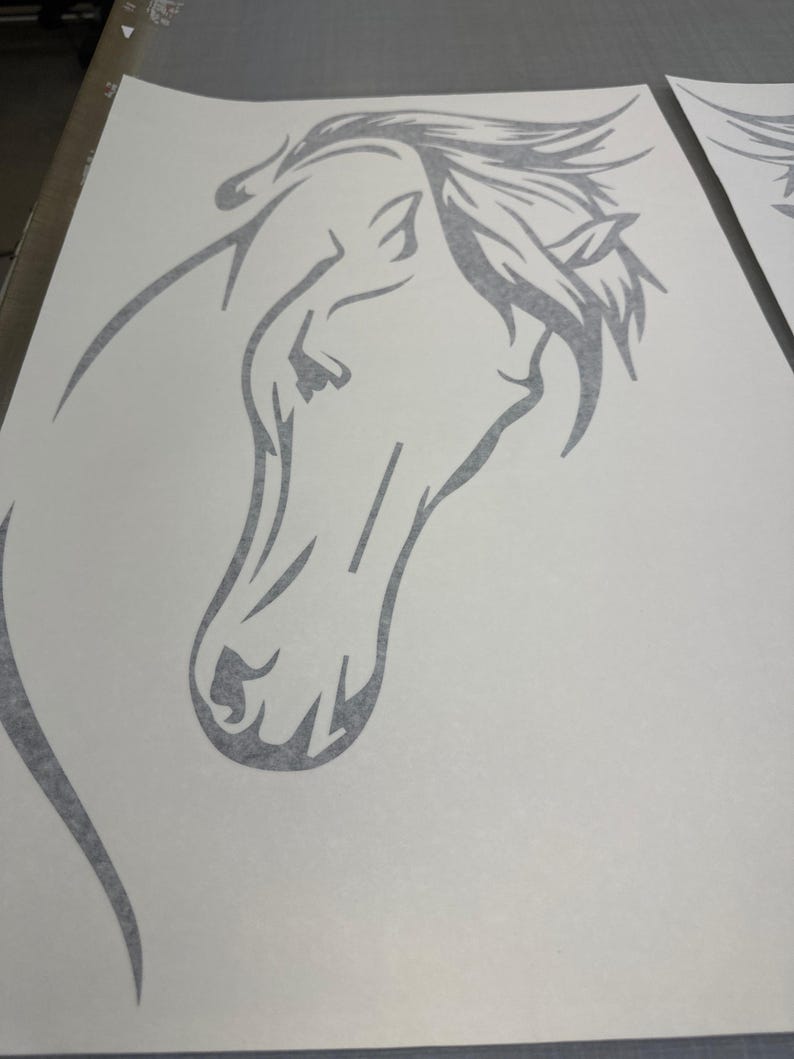 Qty 2 Large Horse Decal Ute 4wd Horse Float Stickers H001 - Etsy