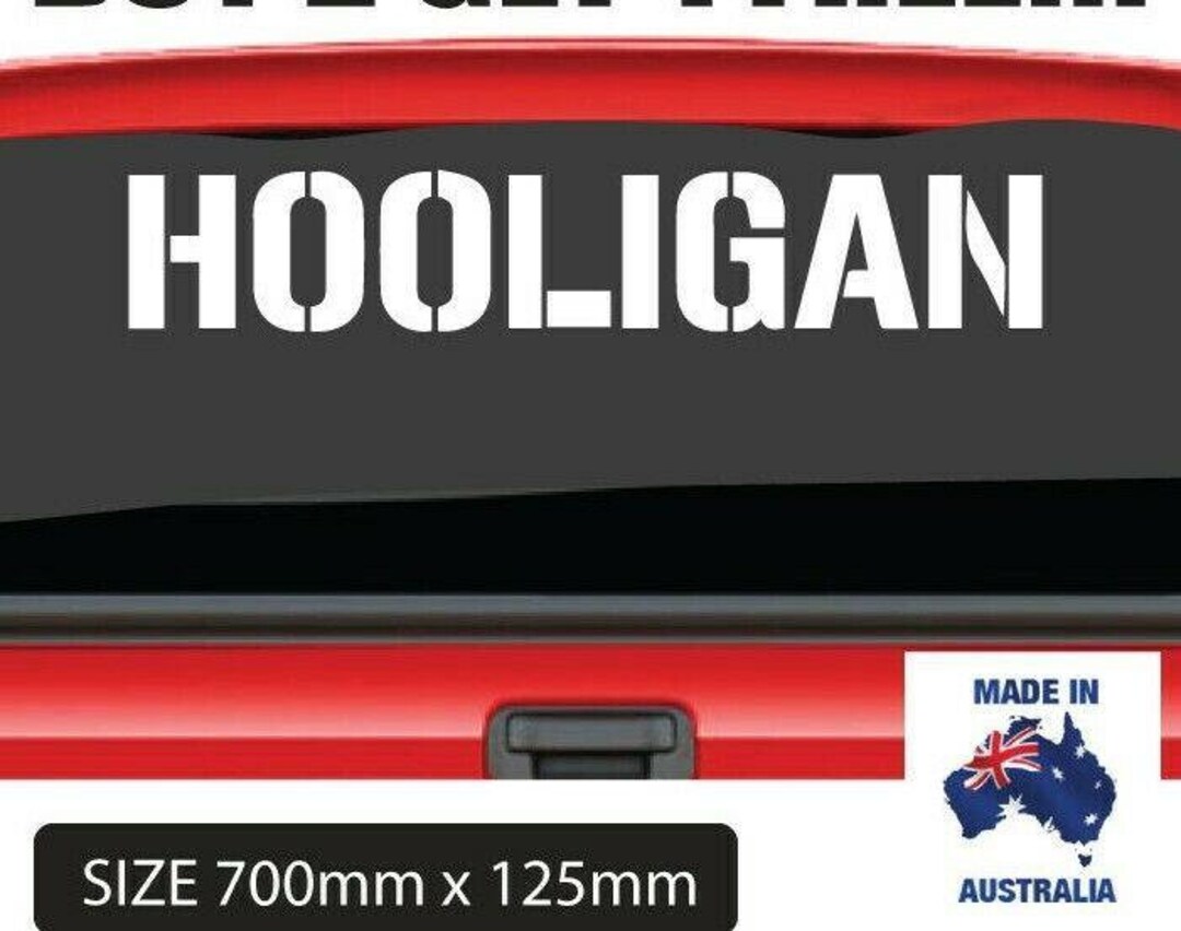 Large Funny Hooligan Car Sticker 4x4 Decal Vinyl JDM Race Drift Hoon - Etsy