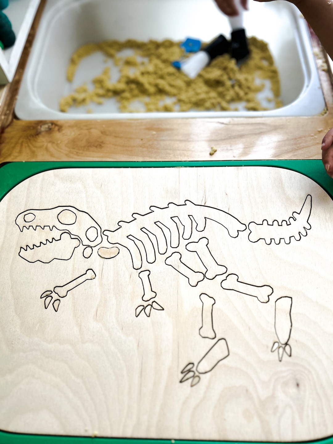 Dinosaur Skeleton Insert for Big IKEA Trofast Bin - Etsy