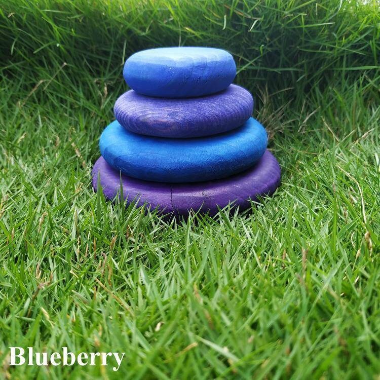 Wooden Round Pebbles River Pebbles Waldorf Smooth Large - Etsy