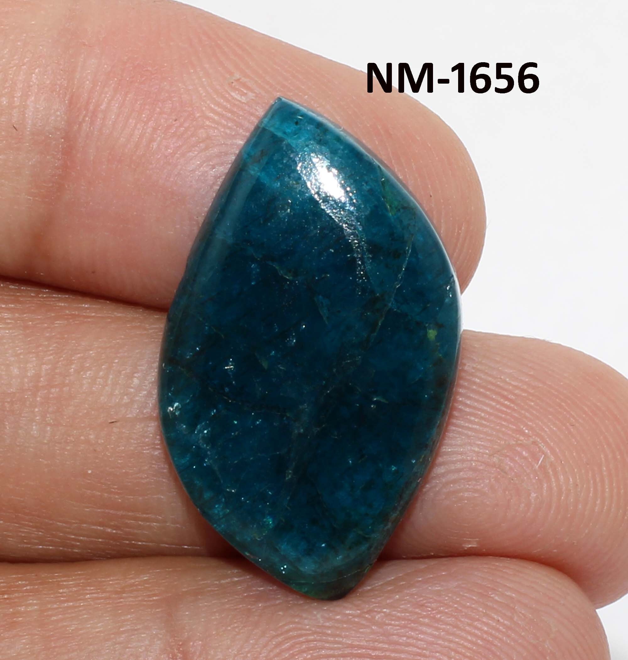 Impressive Natural Neon Apatite Cabochonaaa Qualityneon Blue - Etsy UK