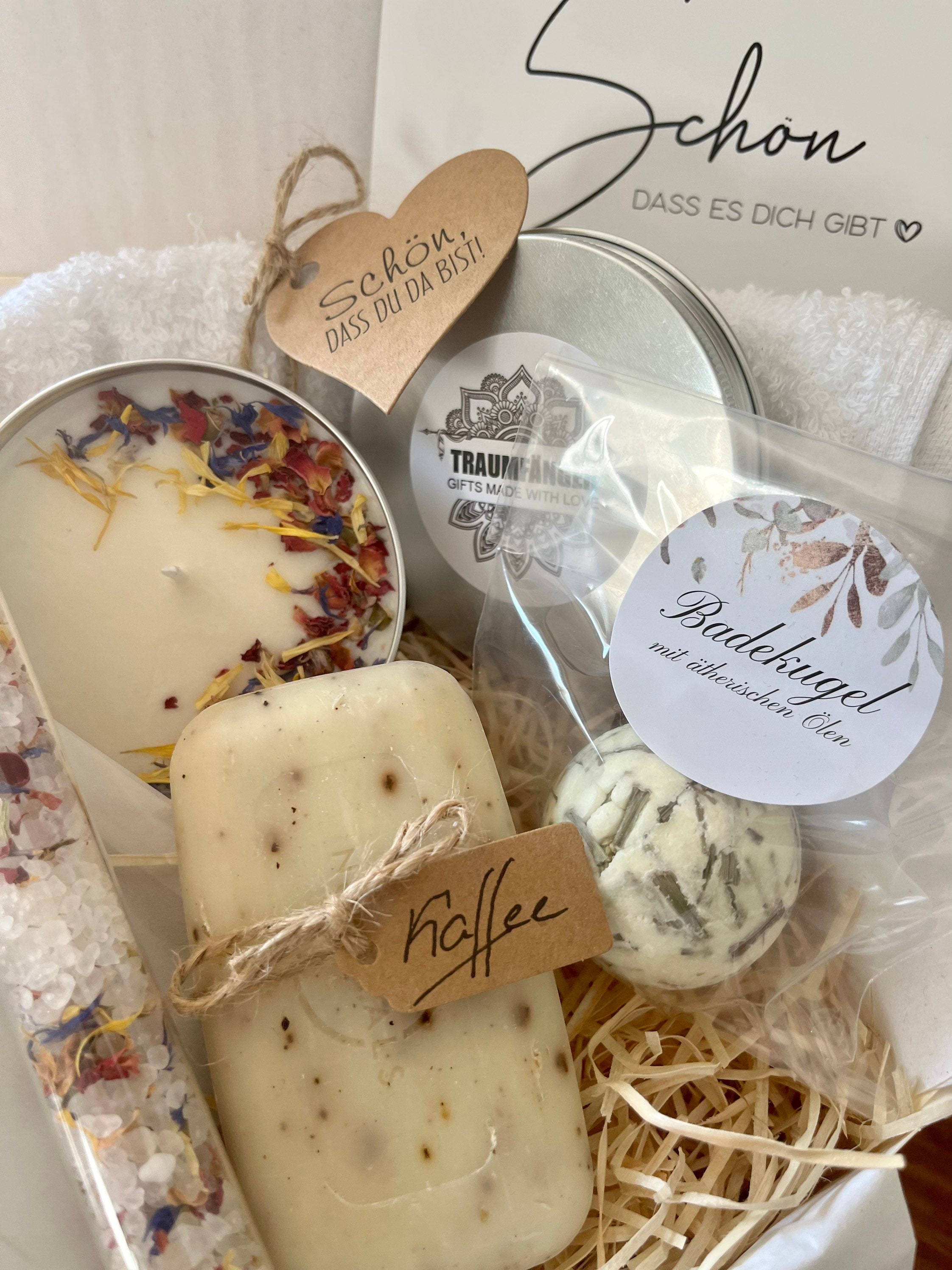 Wellness Geschenk Set Blütenzauber für Frauen SPA Wellness & Relax Box ...