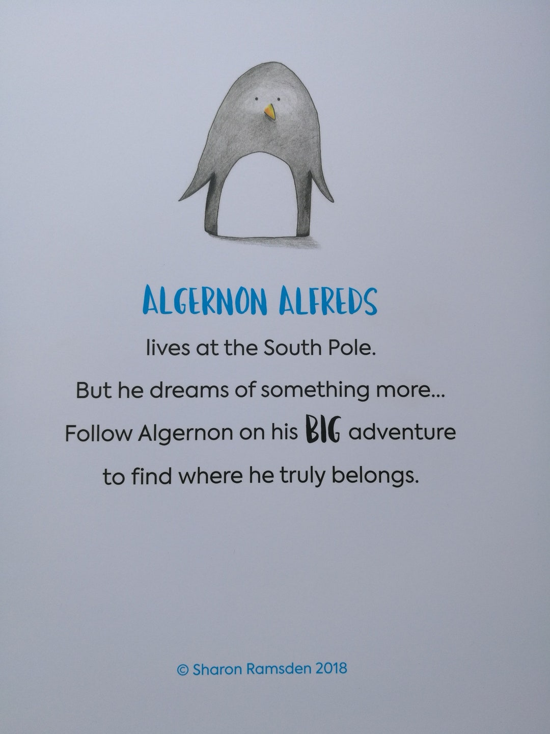Algernon Alfreds Illustrated Book by Sharon Ramsden, Signed Copy - Etsy