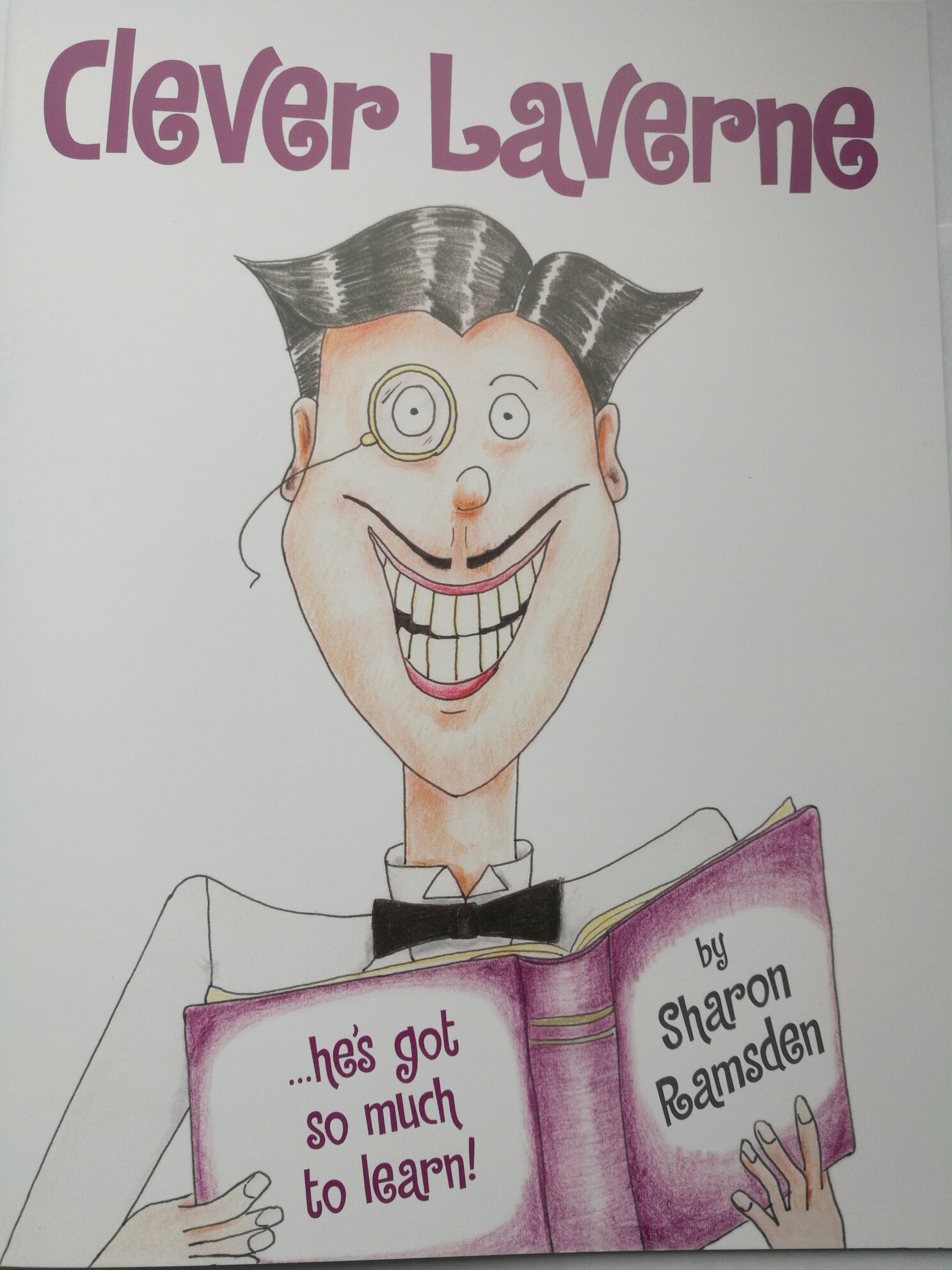 Clever Laverne Illustrated Book by Sharon Ramsden, Signed Book - Etsy