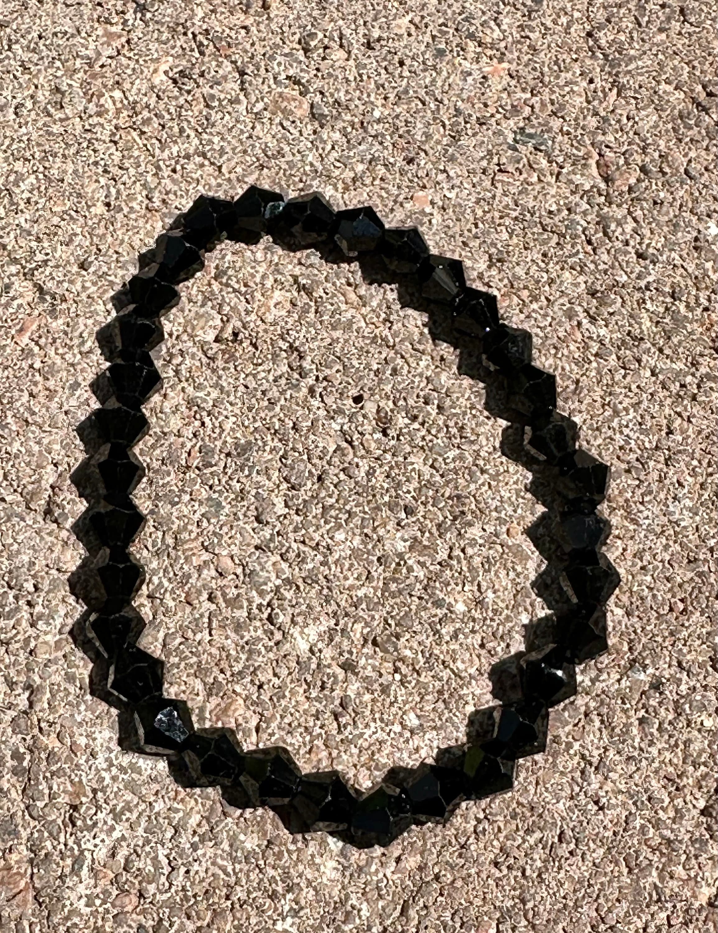 Sparkly Black Crystal Bracelet - Etsy