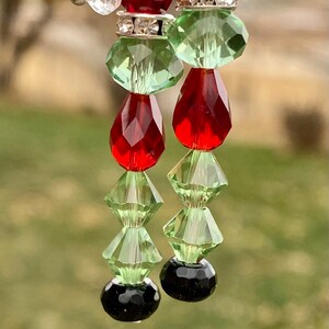 Mr Grinch Crystal Earrings - Etsy