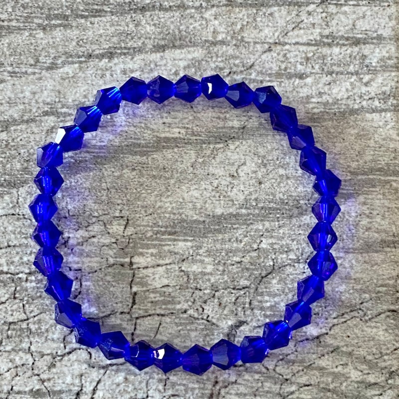 Cobalt Blue Bracelet - Etsy