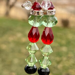 Mr Grinch Crystal Earrings - Etsy